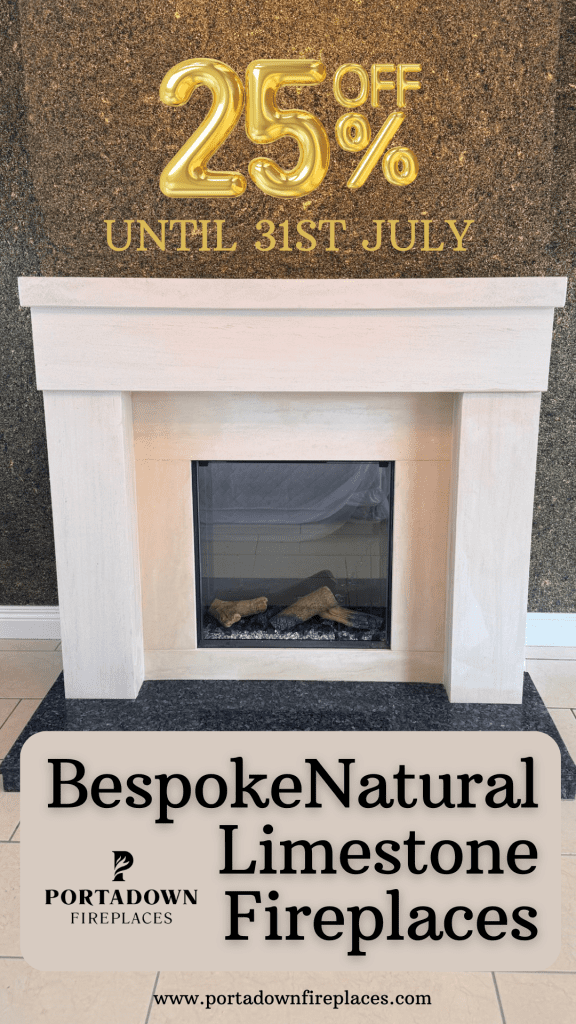 25% Off Natural Limestone Surrounds | Portadown Fireplaces